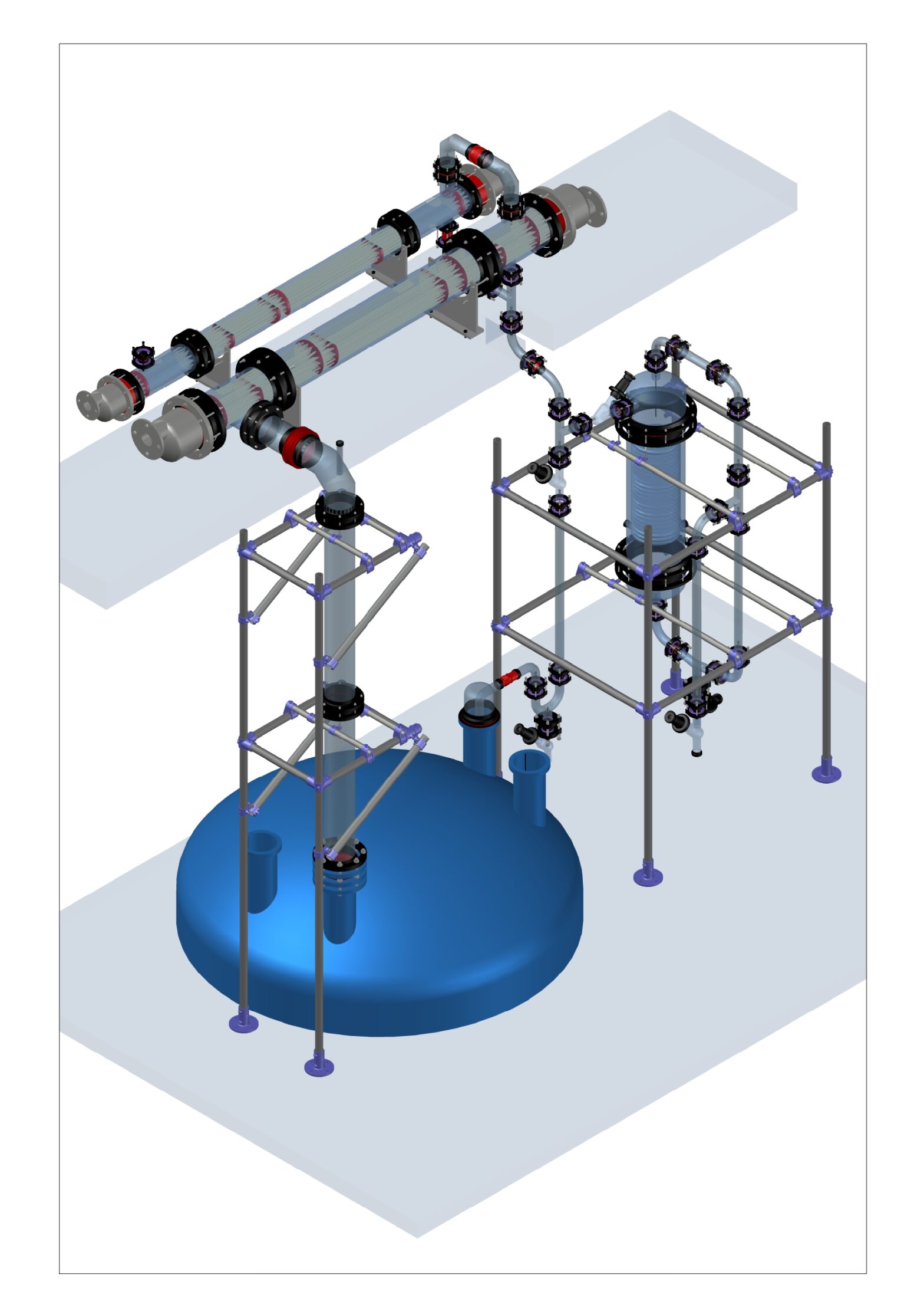 GLASS OVERHEAD ASSEMBLY - HygiFix